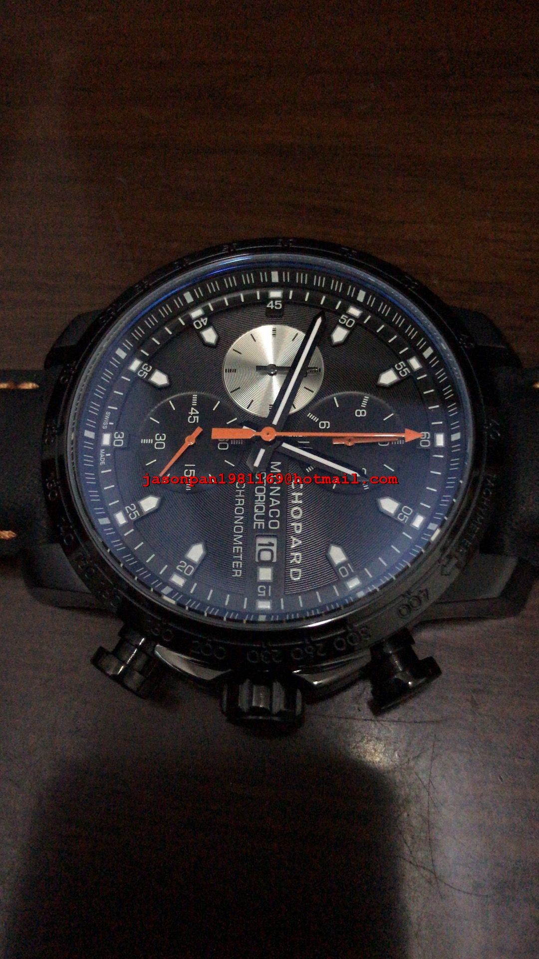 Jason Watch Shop——Chopard PVD/LE Quartz Chrono_