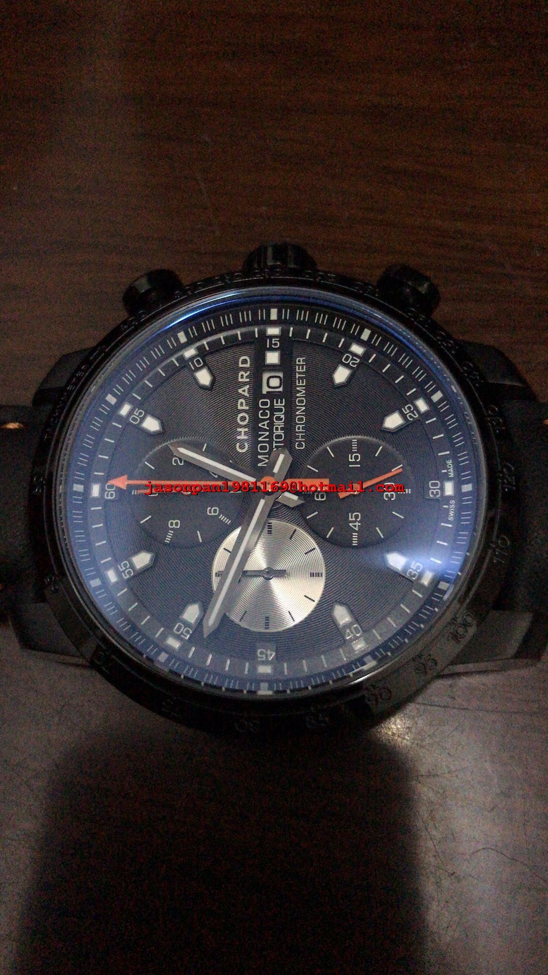 Jason Watch Shop——Chopard PVD/LE Quartz Chrono_