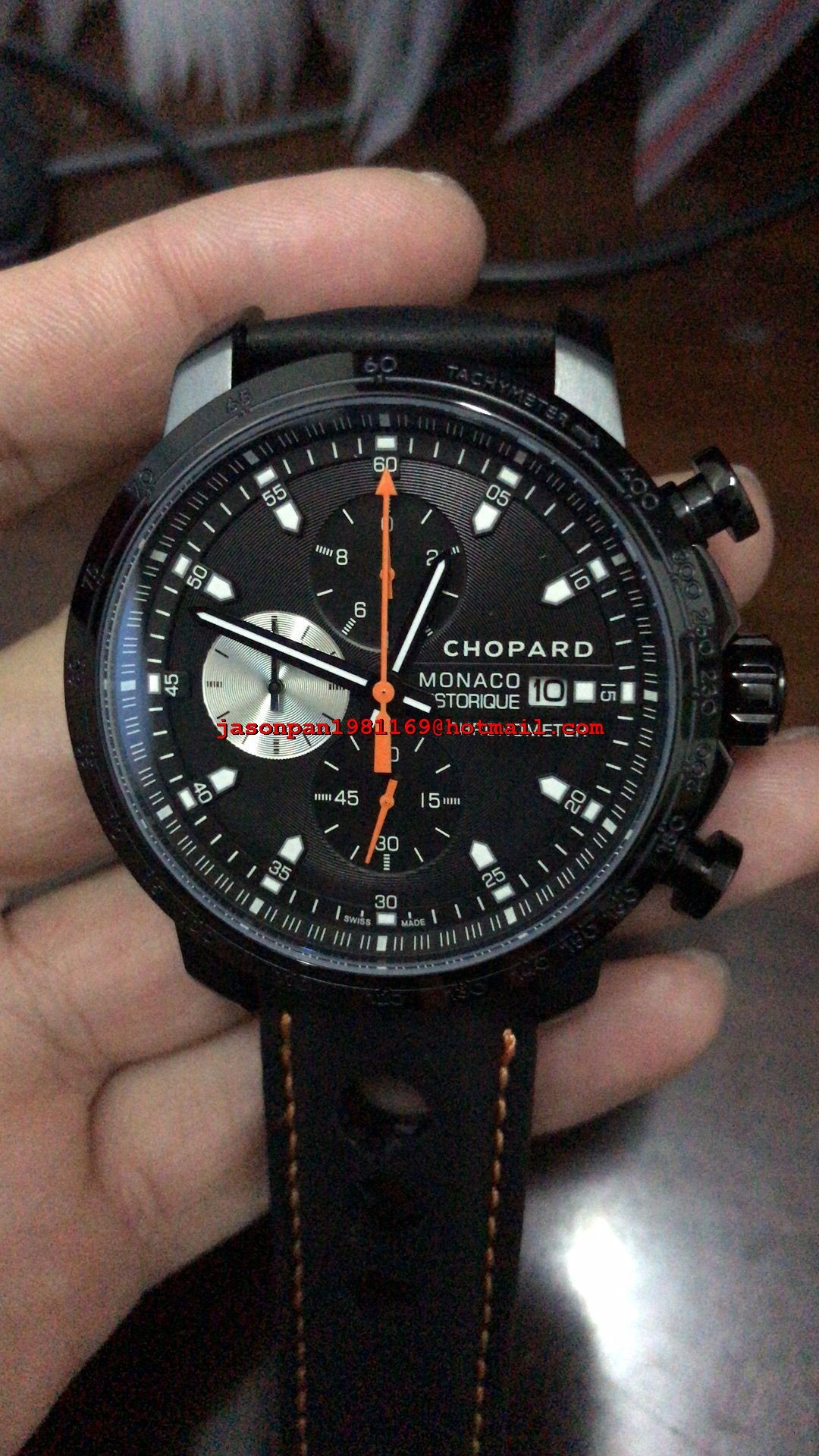 Jason Watch Shop——Chopard PVD/LE Quartz Chrono_