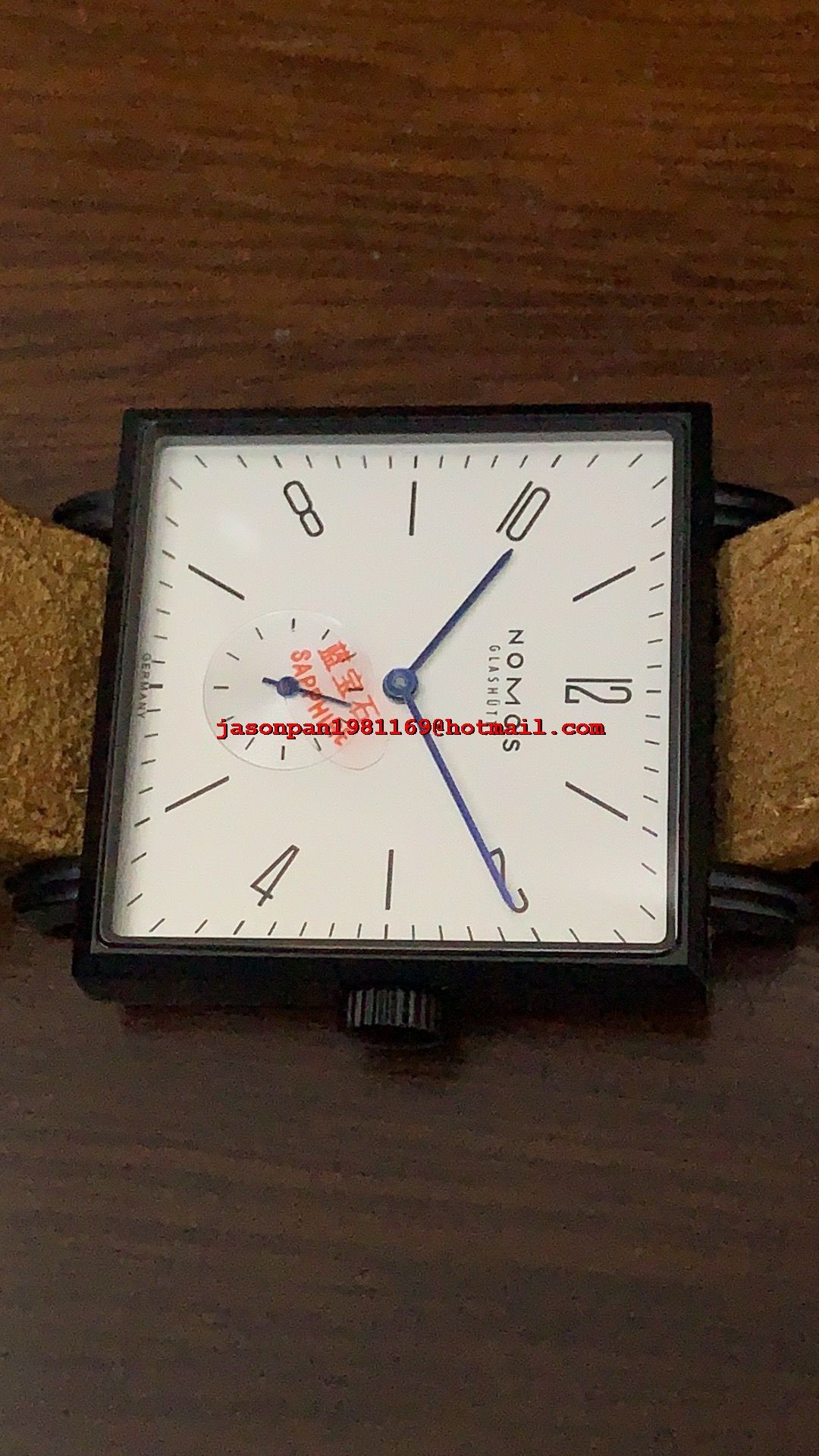 Jason Watch Shop——NOMOS PVD/LE White Face Quartz_
